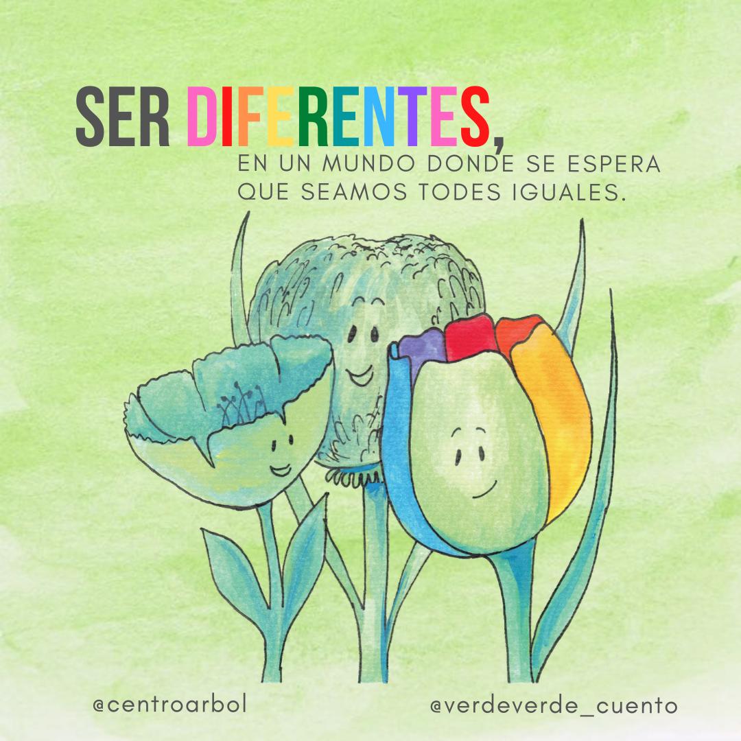 Ser diferentes, en un mundo donde se espera que seamos todes iguales ...